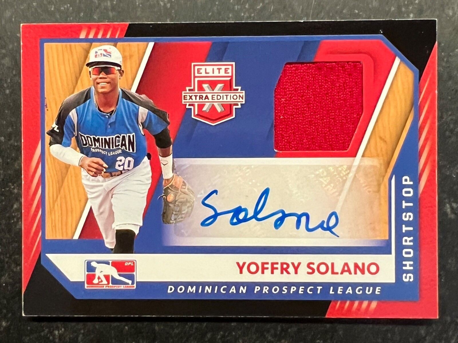 2021 Elite Extra Edition Material Signatures Yoffry Solano | eBay