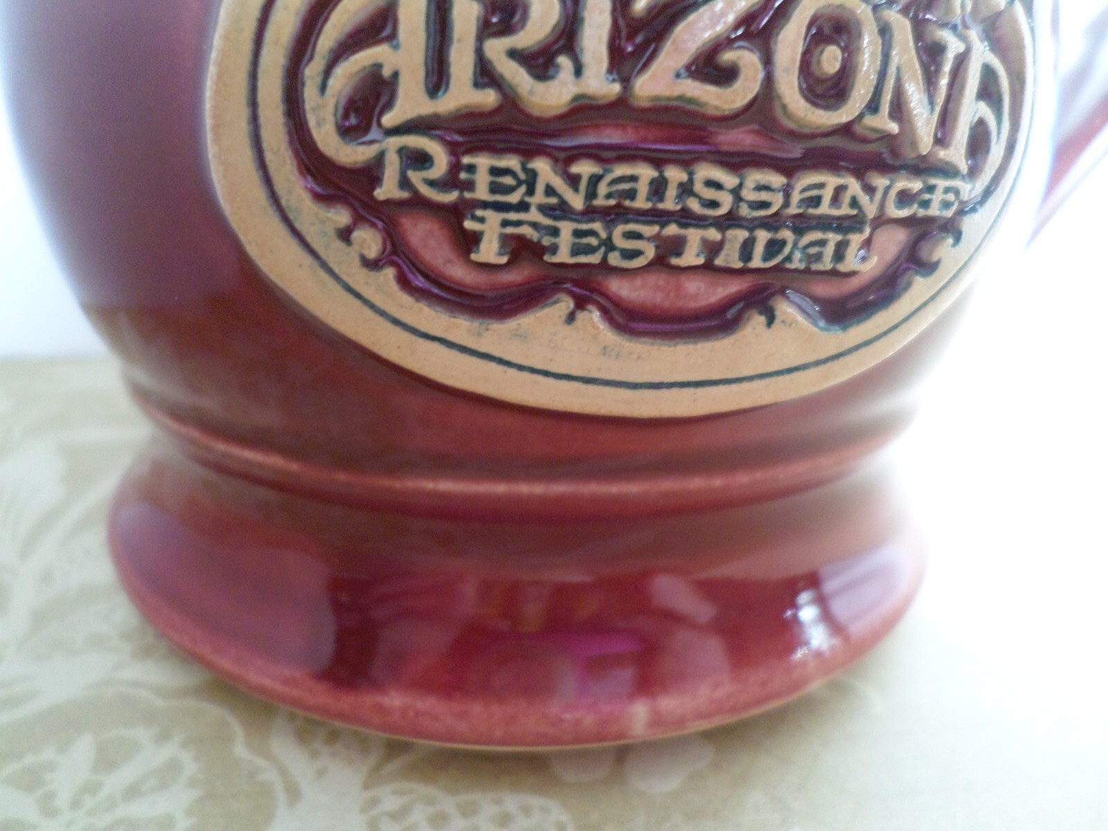 Arizona Renaissance Festival 2002 Knight with Sword Pottery Coffee Mug ...