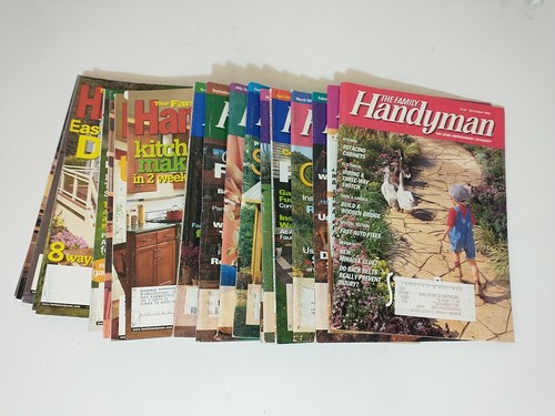 FAMILY HANDYMAN Magazine Lot Of 20 Issues 1996-2006 DIY Home Garden ...