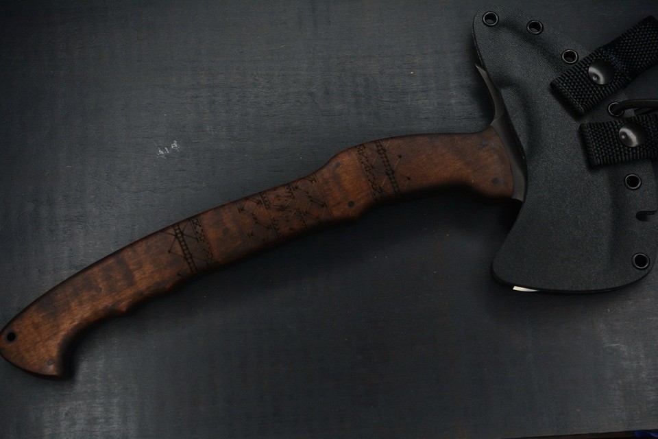 RARE Winkler RND Tomahawk Tribal Full Size Maple Handles Seen On ...