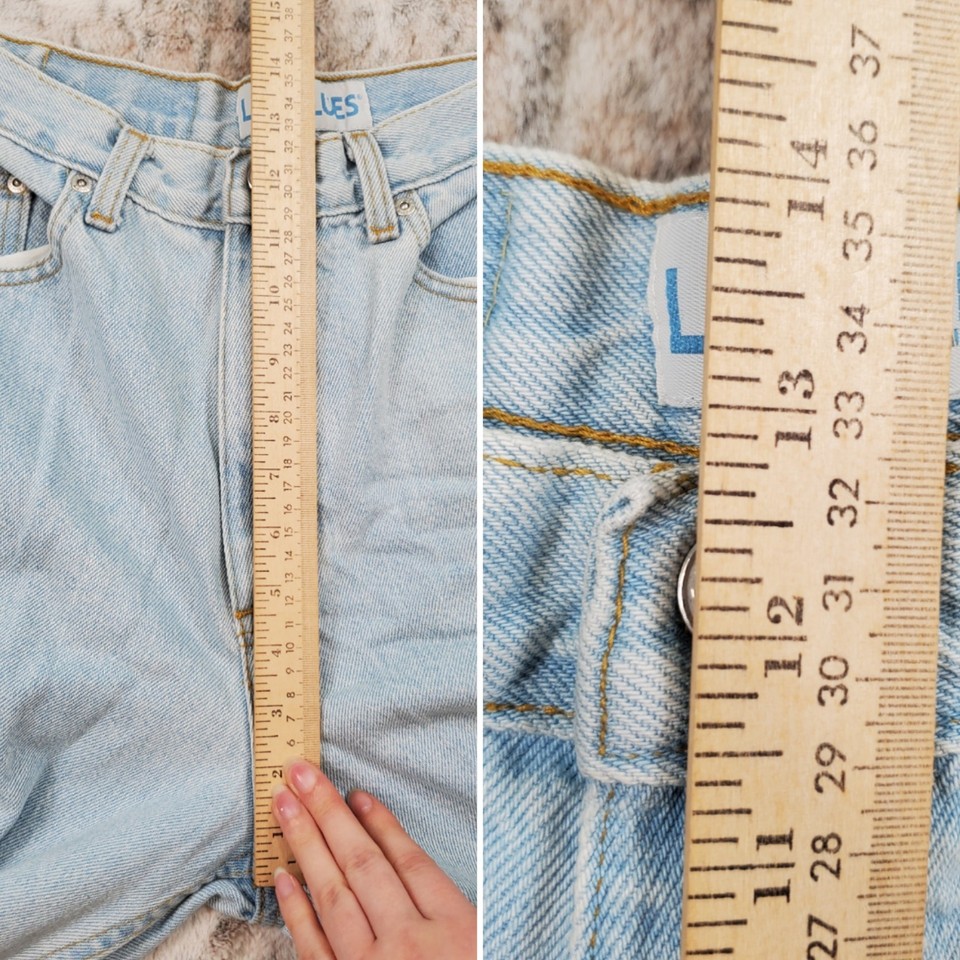 Vintage L.A. Blues 90s Jeans Sz 10 High Rise Classic Fit Light Wash ...
