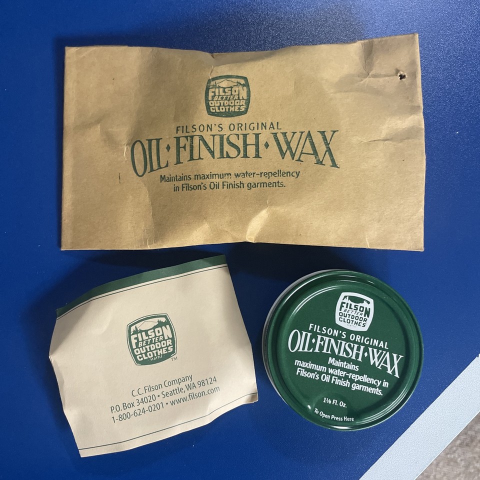 Filson Oil Finish Wax With Original Packaging Unopened Tin | eBay