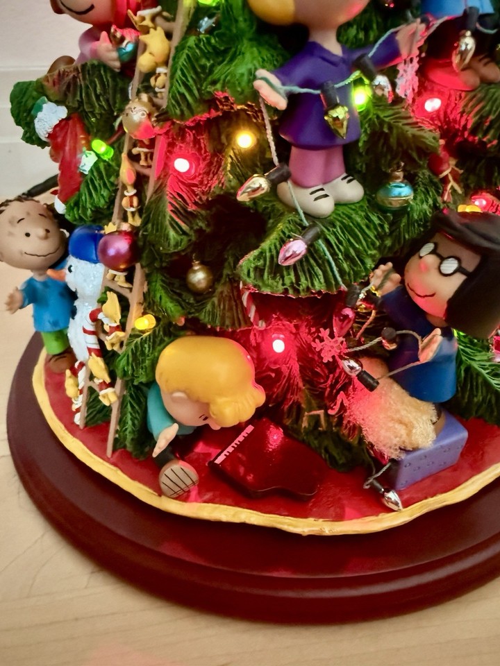 Danbury Mint Peanuts Christmas Tree Illuminated 2003 NEW | eBay
