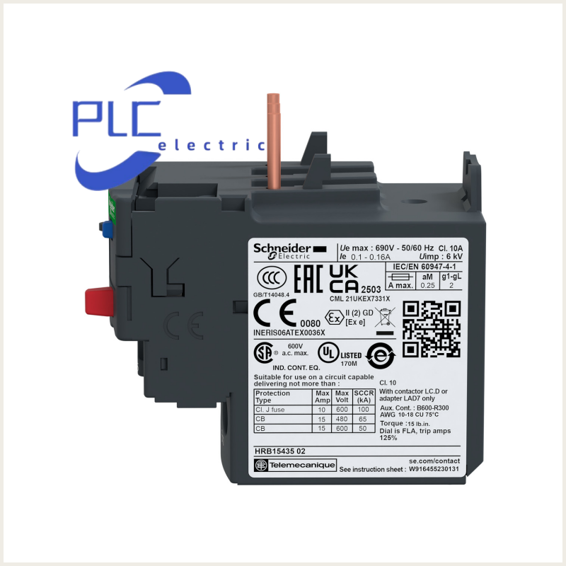 LRD05 1PC New Schneider TeSys Deca thermal overload relay 0.63 to 1 A ...