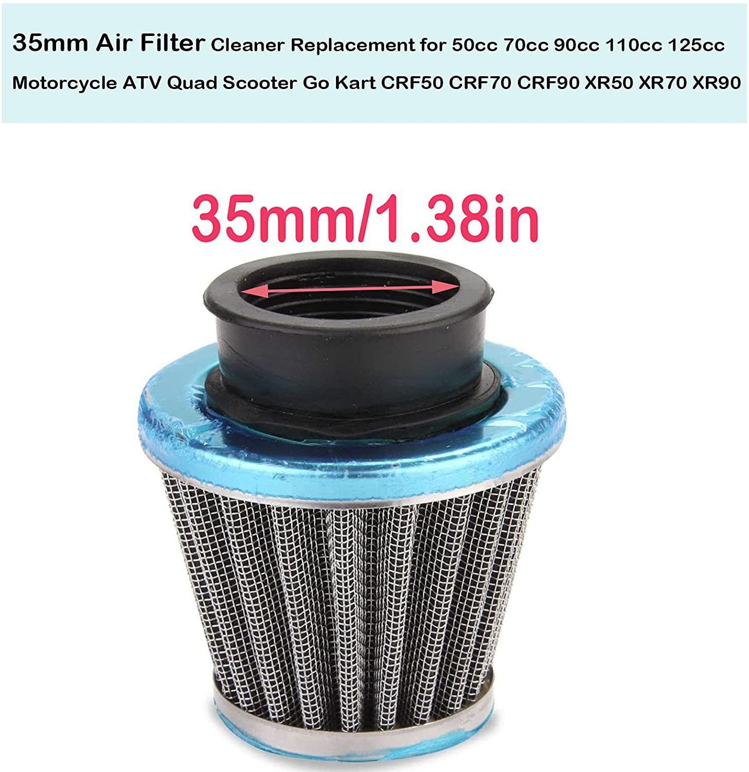 Chinese 50cc 70cc 90cc 110cc 125cc ATV Dirt Bike Go Kart Carburetor Air ...