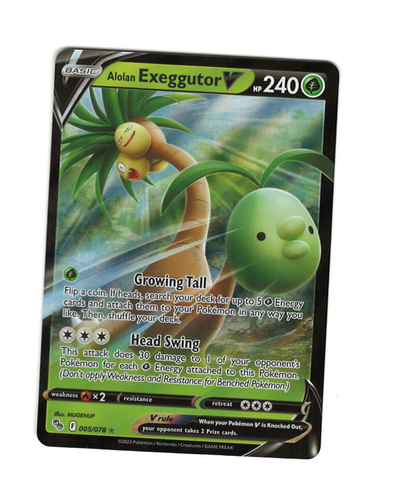 ALOLAN EXEGGUTOR V #5 POKEMON GO HOLO ULTRA RARE FULL ART NM/MT | eBay