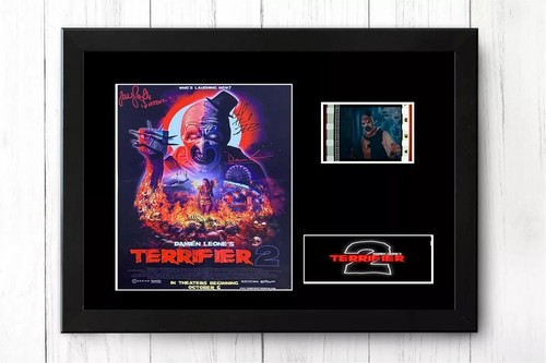Terrifier 2 Film Cell Display Stunning Signed Art the Clown Memorabilia ...