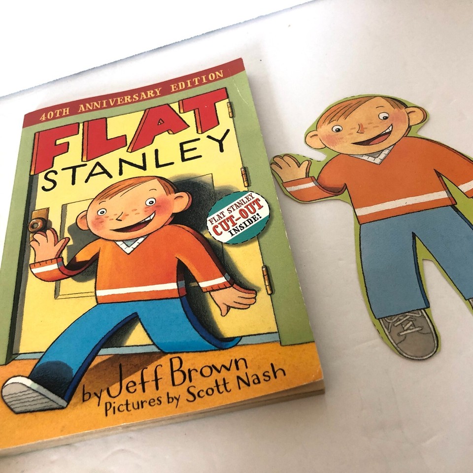 Flat Stanley Paperback Book Lot of 4 Invisible African Safari Space ...