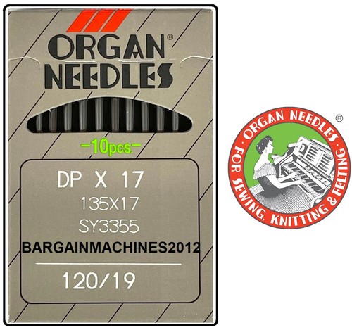 ORGAN DPX17 135X17 SIZE90/14 TO 200/25 W/FOOT INDUSTRIAL SEWING MACHINE ...