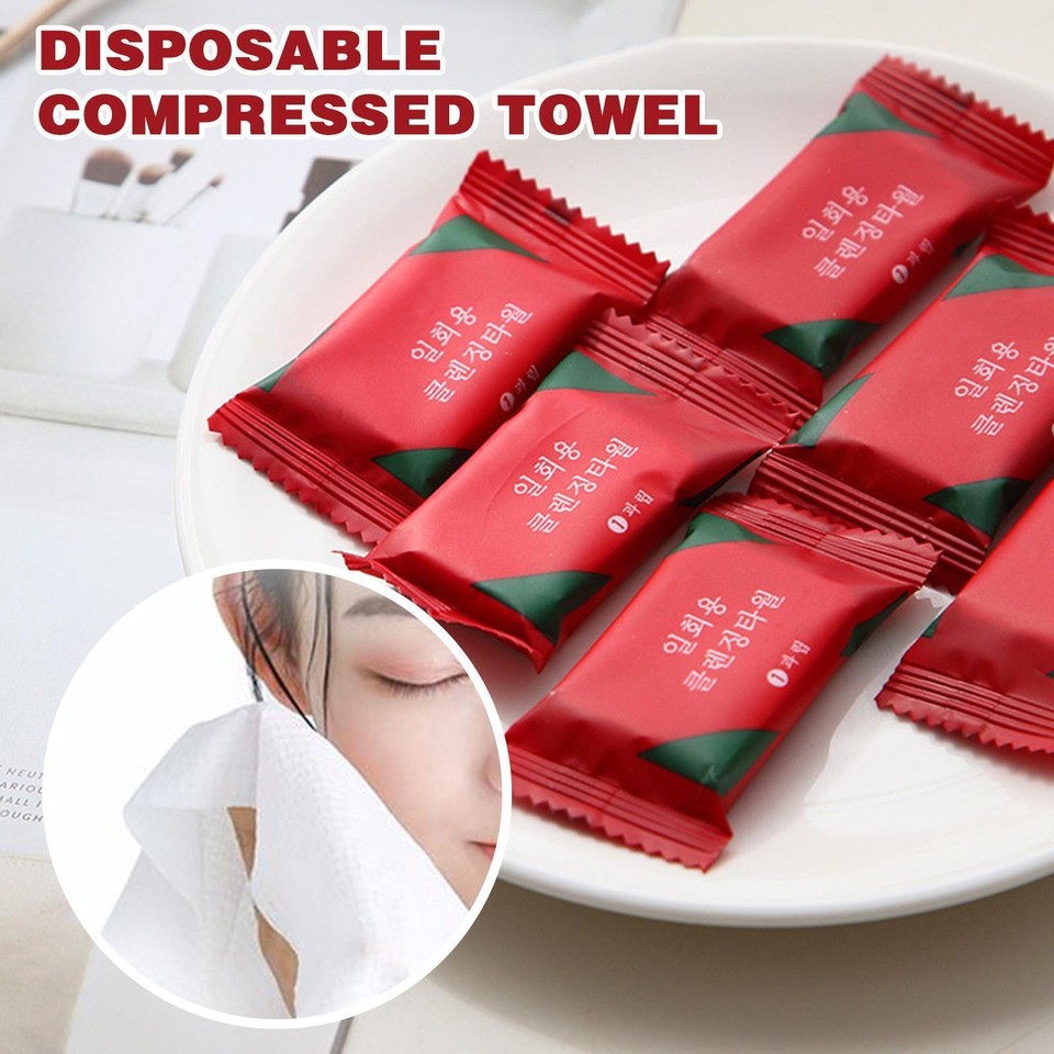 Disposable Towel Compressed Portable Travel Non-woven Towel Water Face ...