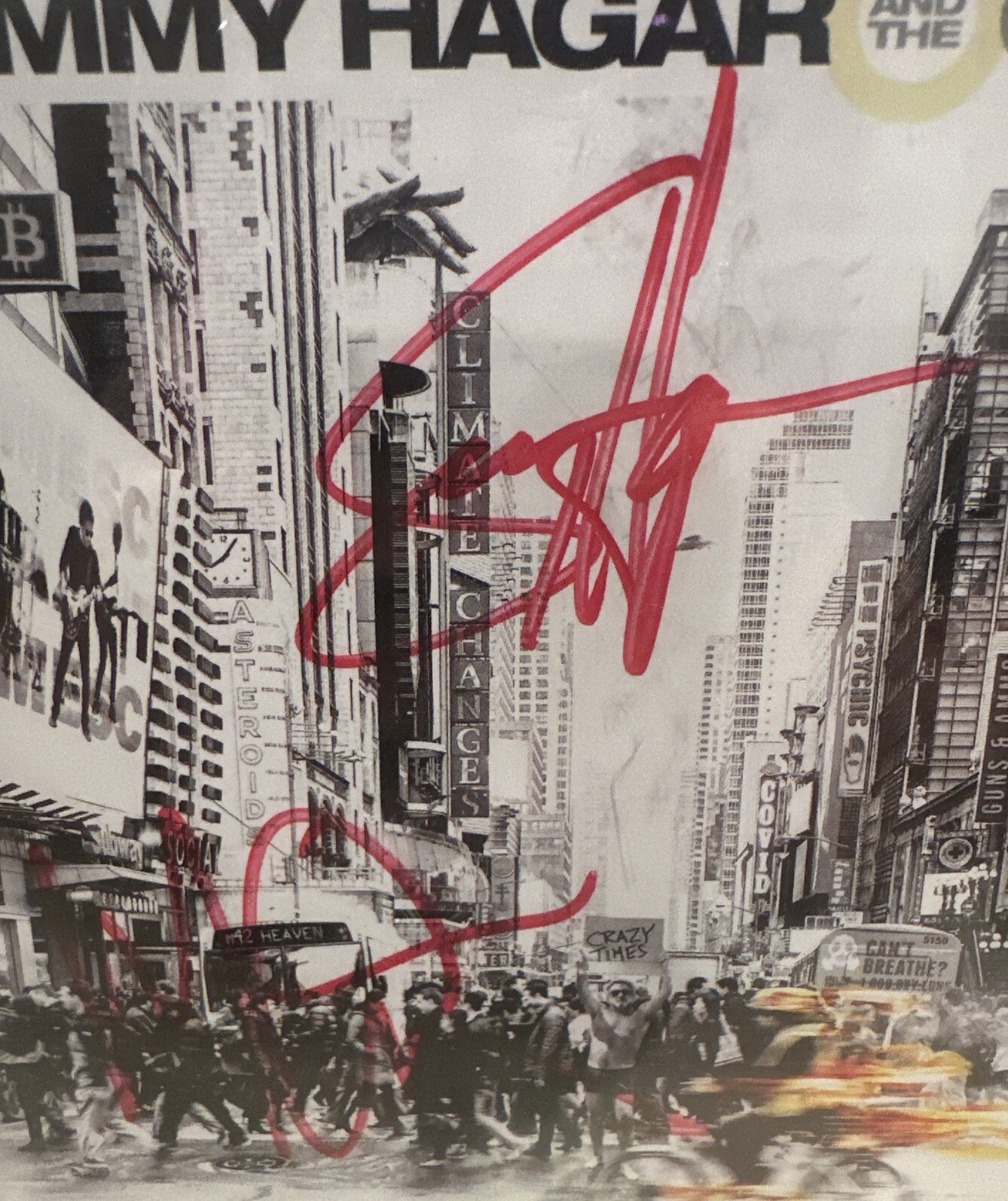 Sammy Hagar & Michael Anthony Autographed Crazy Times CD | eBay