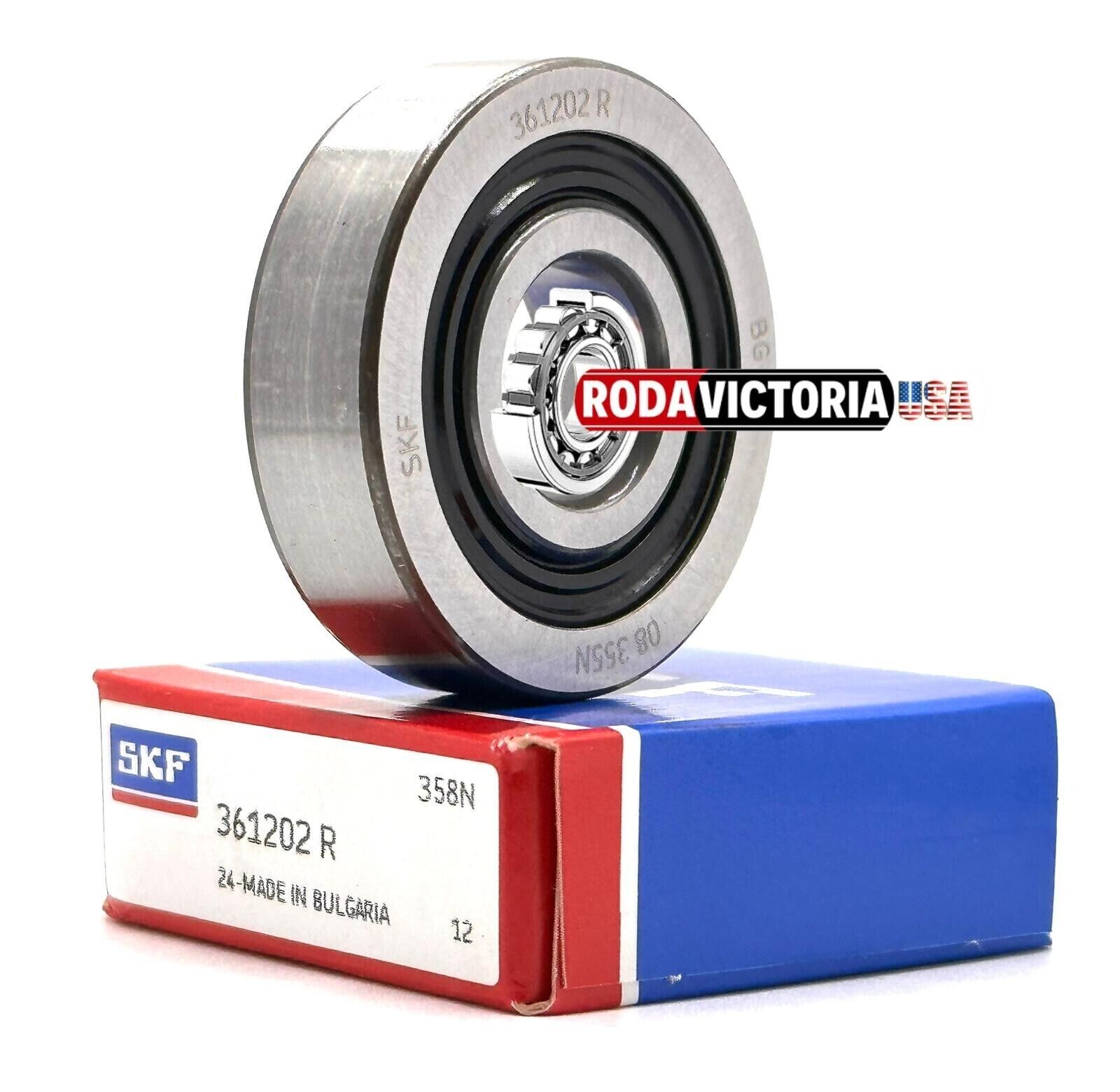 SKF 361202R Track Roller Bearing, Rubber Sealed 15x40x11 mm | eBay