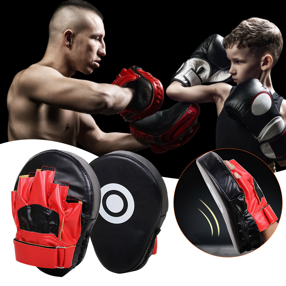 Fight Hand Kicking Pad Breathable 5-Finger Hand Target PU Leather for ...