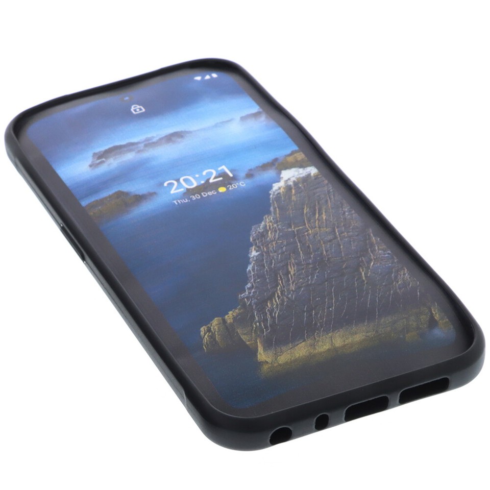 Custodia Per Nokia XR20 Tasche Protezione Cover In TPU Gomma Nera | eBay
