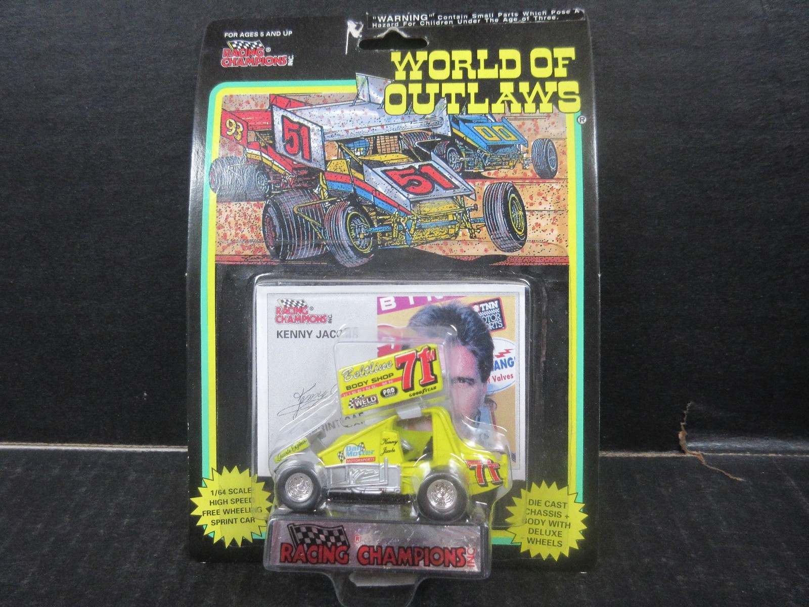 1994 Racing Champions # 71M Kenny Jacobs -- 1/64th sprint car -- Stock ...