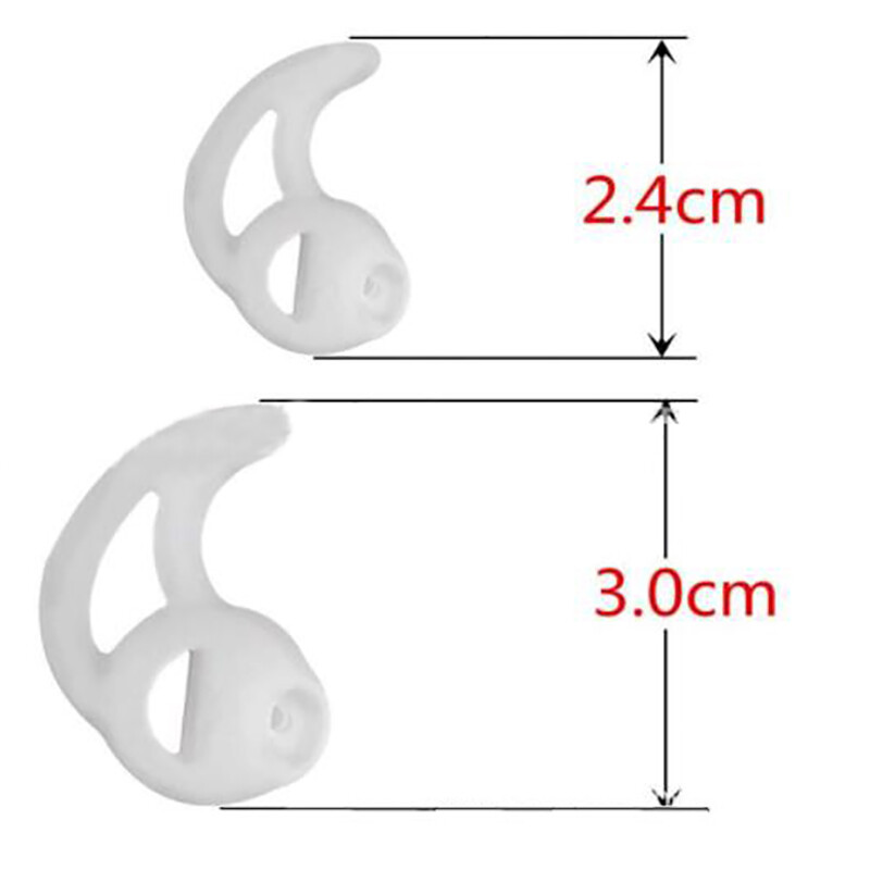 Silicone Fin Ear Mold for Two Way Radio Earpiece Replacement Earmold ...