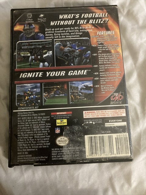 NFL Blitz 20-03 (Nintendo GameCube, 2002) for sale online | eBay