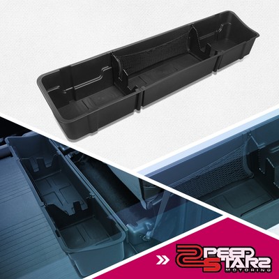 Rear Under Seat Storage Box Tool Tray for 15-19 Ford F150 Supercrew Cab ...