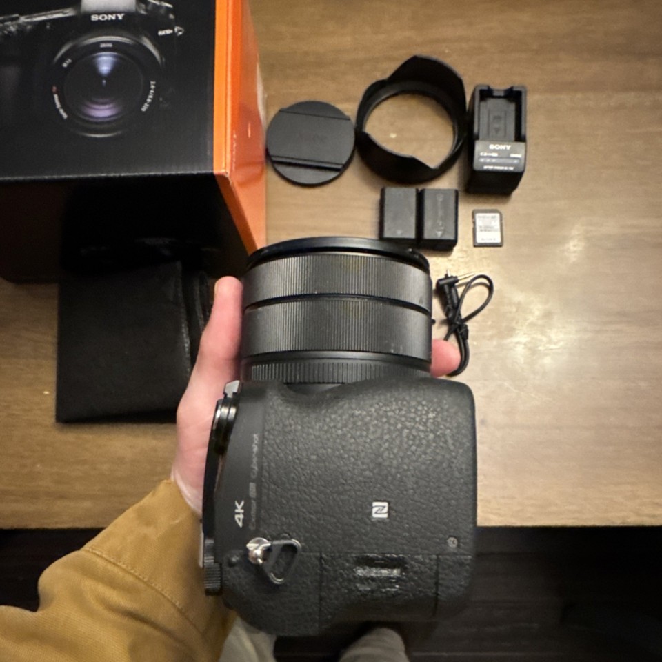 Sony Cyber-shot RX10 IV Bridge Camera 20.1MP 24-600mm 4K Wi-Fi ...