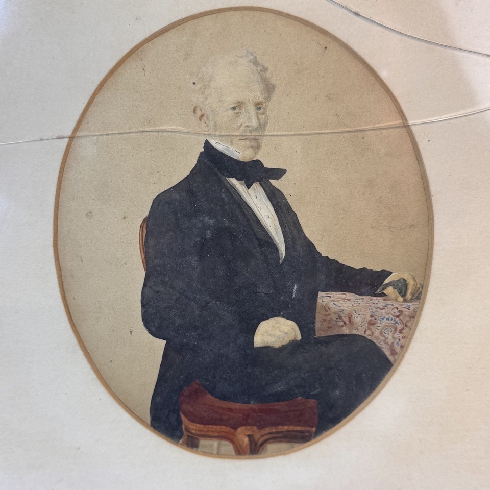 Antique 19th Century Portrait Miniature – John Dobree Channel Islands ...