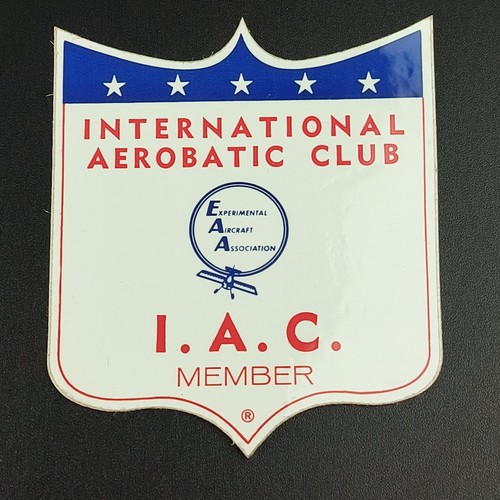 International Aerobatic Club Sticker/Decal I.A.C Member | eBay