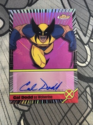 2025 Topps Finest Marvel Wolverine Cal Dodd Voice Actor Auto | eBay