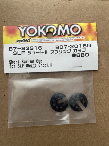 Yokomo SLF Short Shock II Spring Cup (Black) YOKB7-S3S16A 639342132874 ...