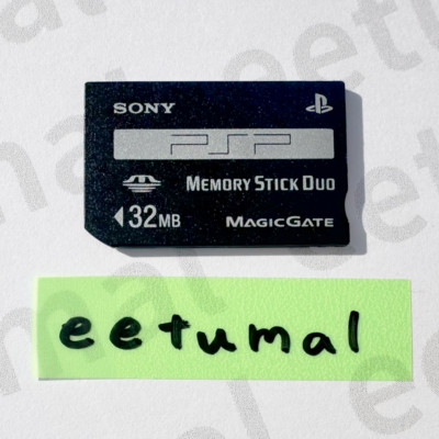 SONY Genuine 32MB Memory Stick Duo MS Card Non-PRO For PSP & Old ...