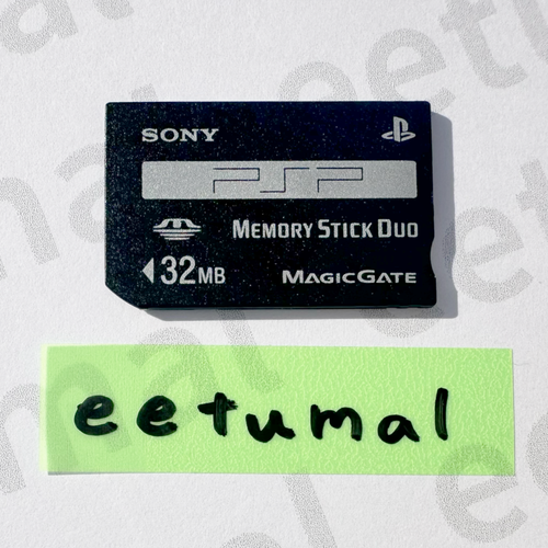 SONY Genuine 32MB Memory Stick Duo MS Card Non-PRO For PSP & Old ...