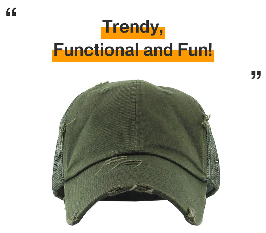 Vintage Distressed Mesh Back Dad Hat Baseball Cap Unconstructed | eBay