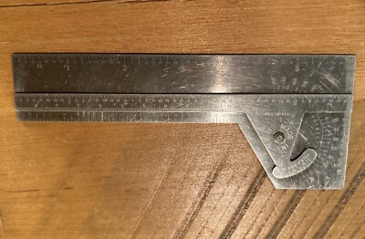 Vintage E.P. JOHNSON Rule Co. # 60 Protractor, Drill Gage, Combination ...