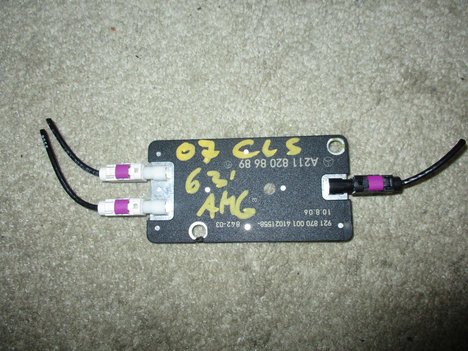 05 06 07 MERCEDES SLK350 CLS63 CLS550 CLK 500 E320 ANTENNA AMPLIFIER ...