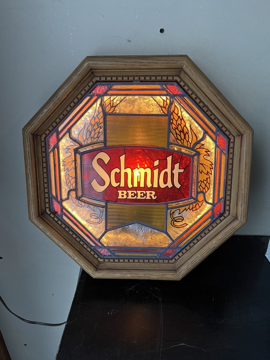 Vintage Schmidt Beer Lighted Sign Vintage Schmidt Beer Brewery Mallard