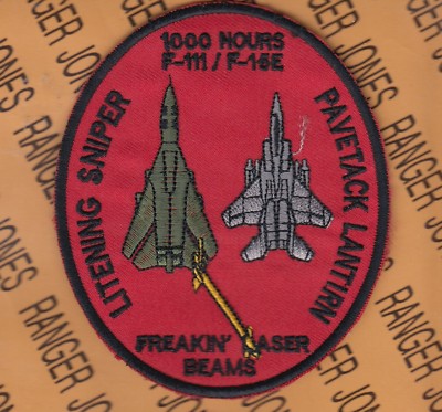 USAF 391st Fighter Squadron 1000 Hours F-111 F-15E Litening Lantirn FS ...