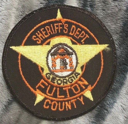 vintage~FULTON COUNTY GEORGIA SHERIFF DEPARTMENT~PATCH ga LAW ...