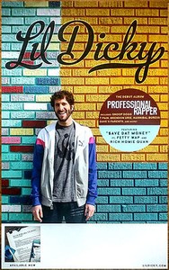LIL DICKY Professional Rapper Ltd Ed RARE Tour Poster +BONUS Rap Hip ...