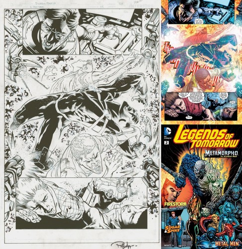 Gerry Conway Firestorm Legends of Tomorrow #2 Pg. 3 Original Art ...