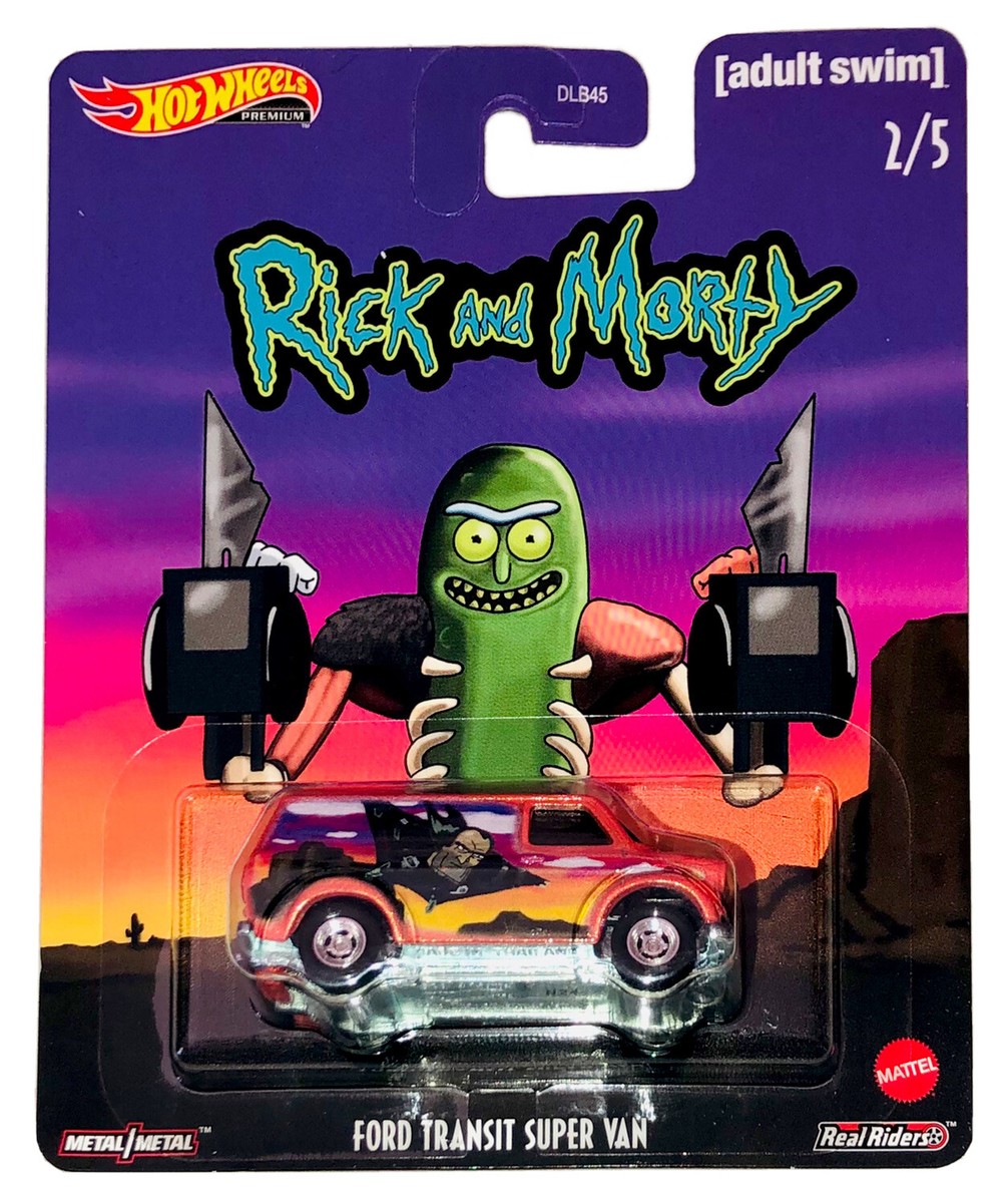 Hot Wheels Rick and Morty Ford Transit Super Van Pickle Rick Hot Wheels Rick and Morty Ford Transit Super Van Pickle Rick