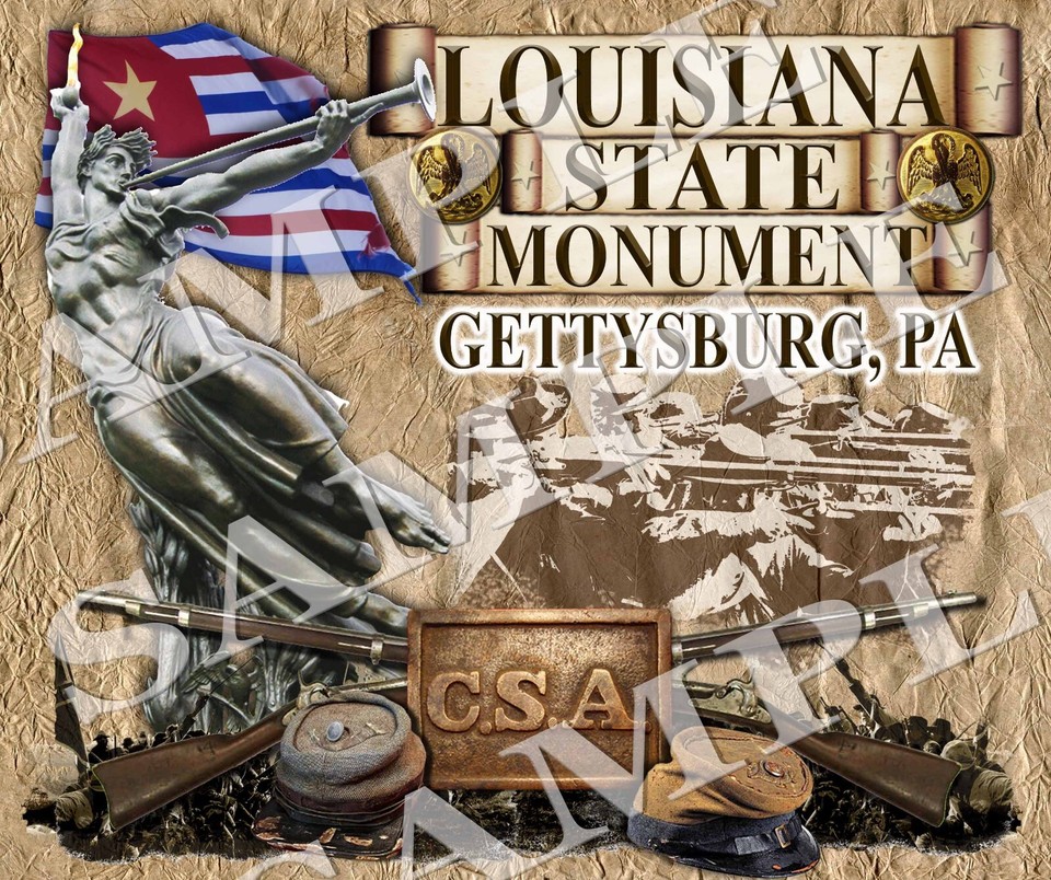 Louisiana State Monument Gettysburg, Pa American Civil War themed mouse ...