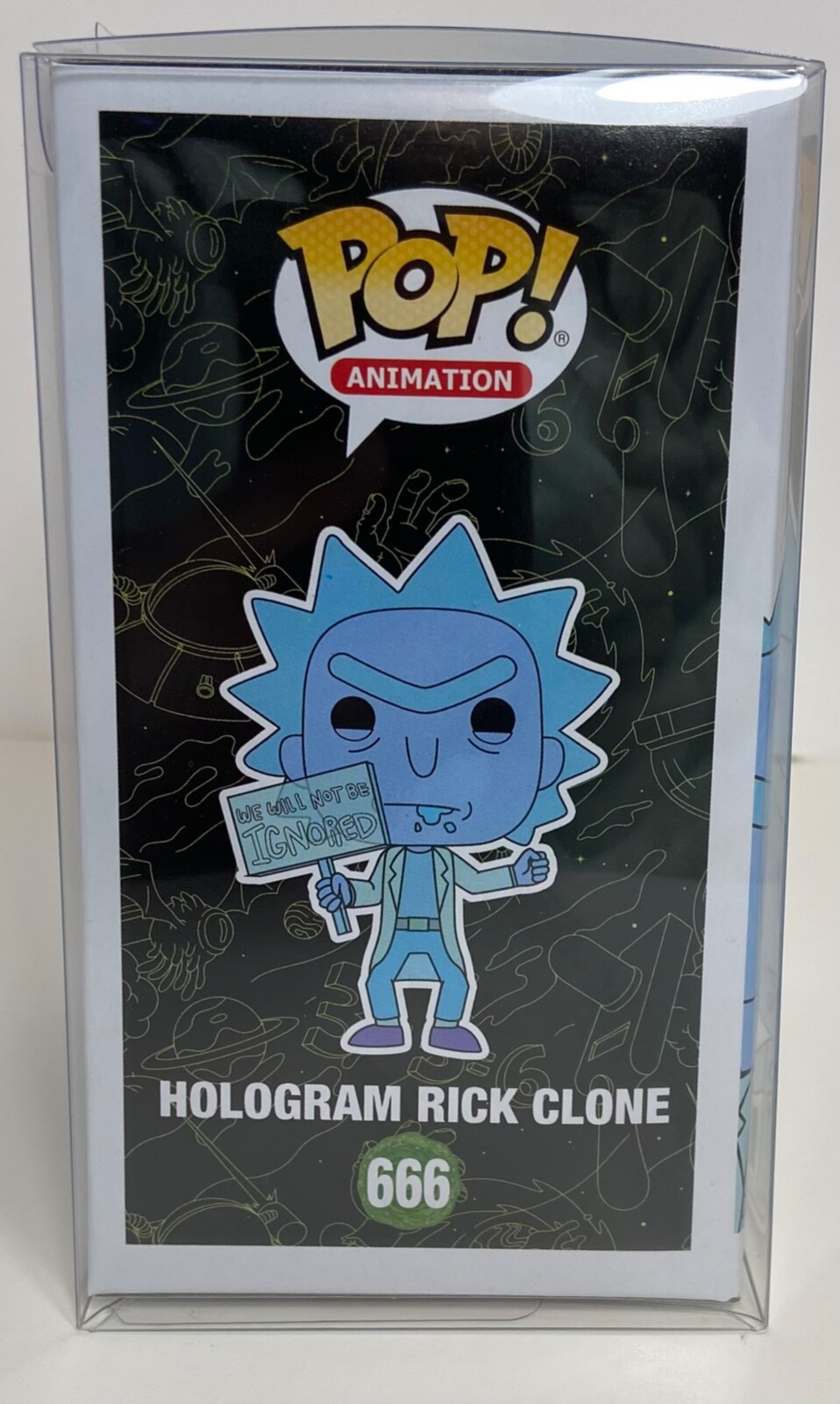 Funko Pop # 666 | Hologram Rick Clone | Special Edition Glow in the ...