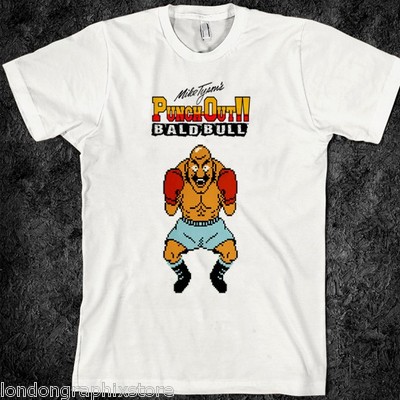 MIKE TYSON PUNCHOUT T-SHIRT, NES, VIDEOGAME, BOXING, RETRO, TANK TOP ...