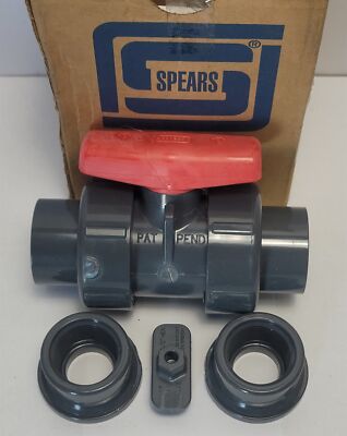Spears 3629-010 TU 2000 Standard PVC Ball Valve , 1" , SOC/FIPT , New ...