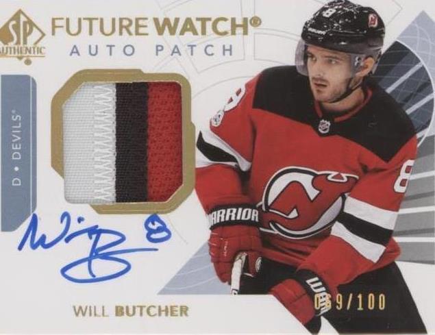 2017-18 SP Authentic - Autographed Future Watch Will Butcher #170 ...