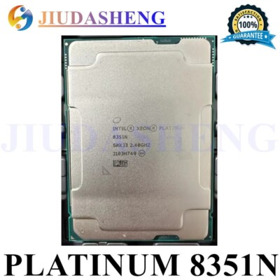 Intel Xeon Platinum 8351N 36-Core 2.4G LGA-4189 CPU Processor Official ...