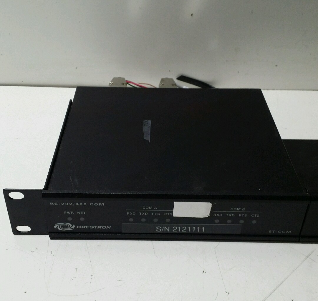 Crestron RS-232/422 Com w/1U Rack Shelf ST-RMK | eBay