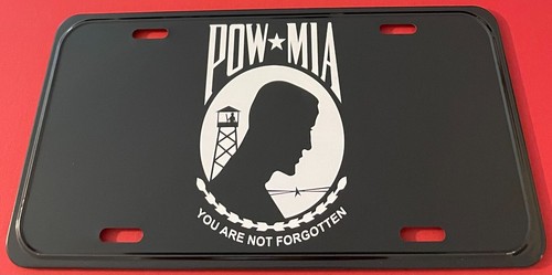 POW MIA License Plate You are Not Forgotten Prisoner of War Missing In ...