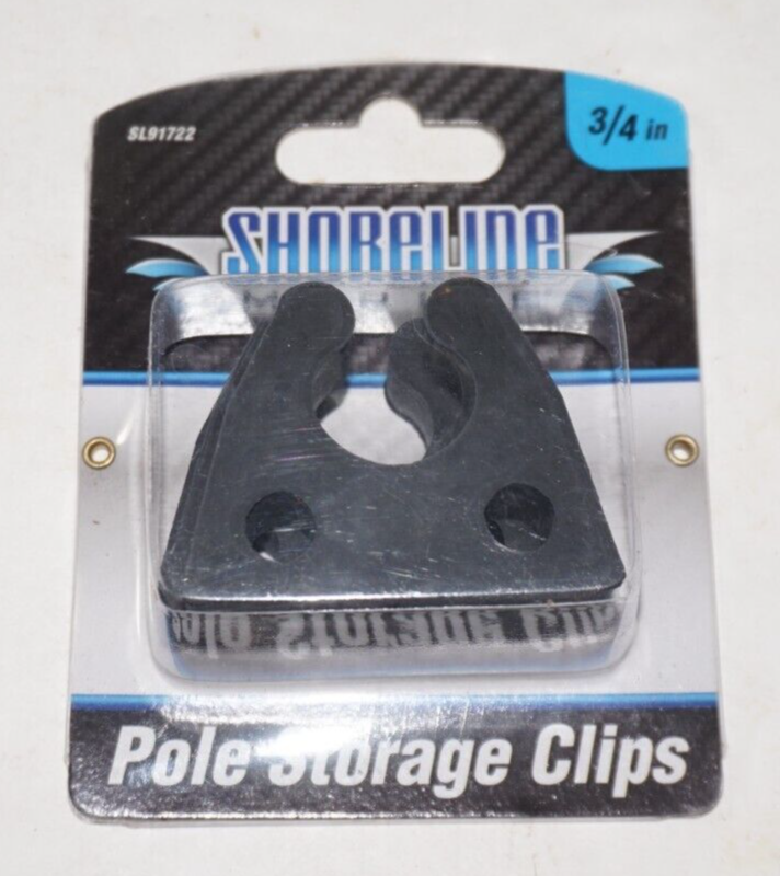 Shoreline Marine 3/4" Rubber Fishing Pole Storage Clips Horizontal or ...