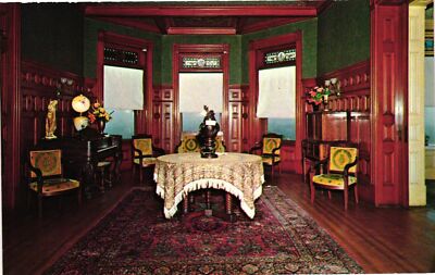 Vintage Postcard- The Music Room at Wilson Castle, Rutland, VT UnPost ...