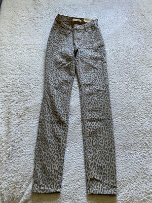 PacSun Women Leopard Hi-Rise Jegging Jeans Brown Size 23 (23 x 29) | eBay