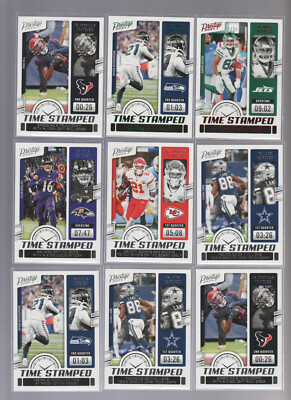 ( 12 ) 2024 PANINI PRESTIGE NFL FOOTBALL TIME STAMPED INSERT LOT | eBay